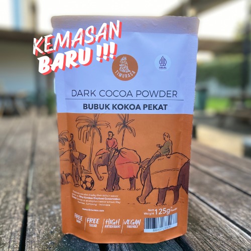 Bubuk Cokelat Dark Cocoa Timurasa 125g - Toko Timurasa Indonesia
