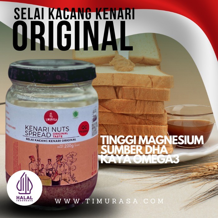 Selai Kacang Kenari Original (Kenari Nuts Spread Original) 200g - Toko ...